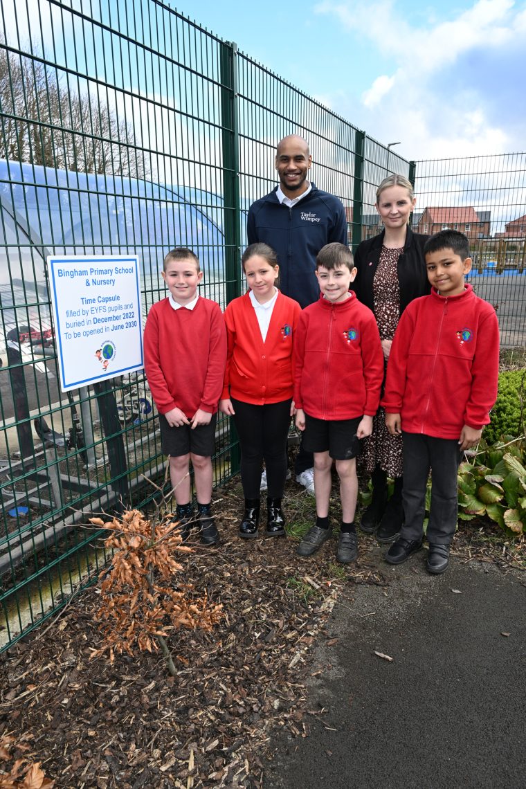 Pupils at Bingham Primary School Bury Time Capsule – Nottingham Local News