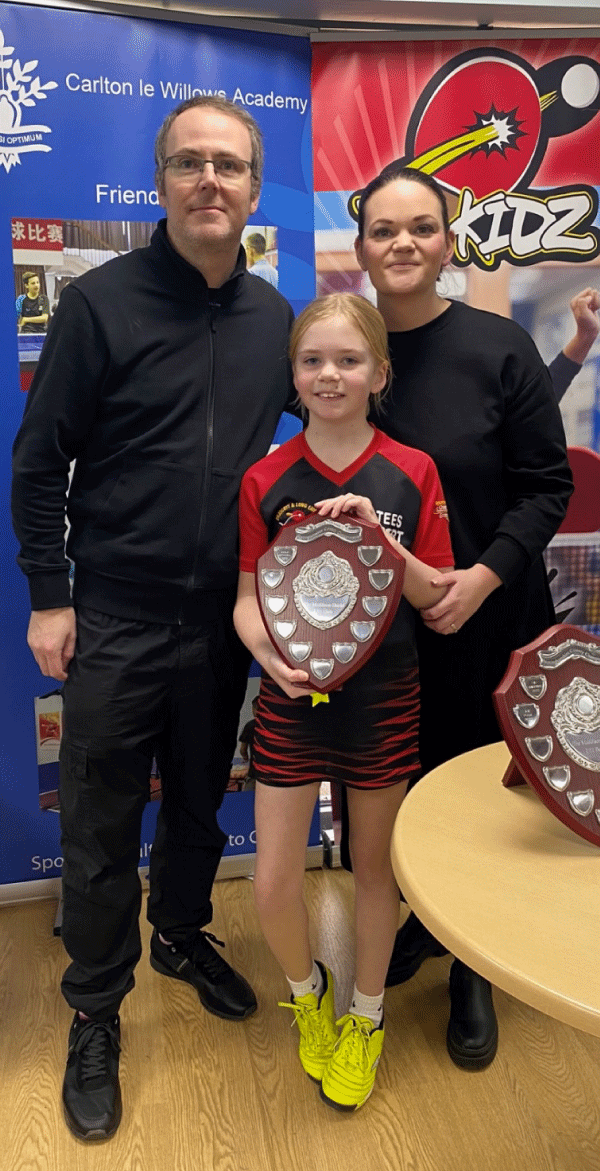 Local girl retains Nottinghamshire Girls Under 11 Table Tennis Title ...