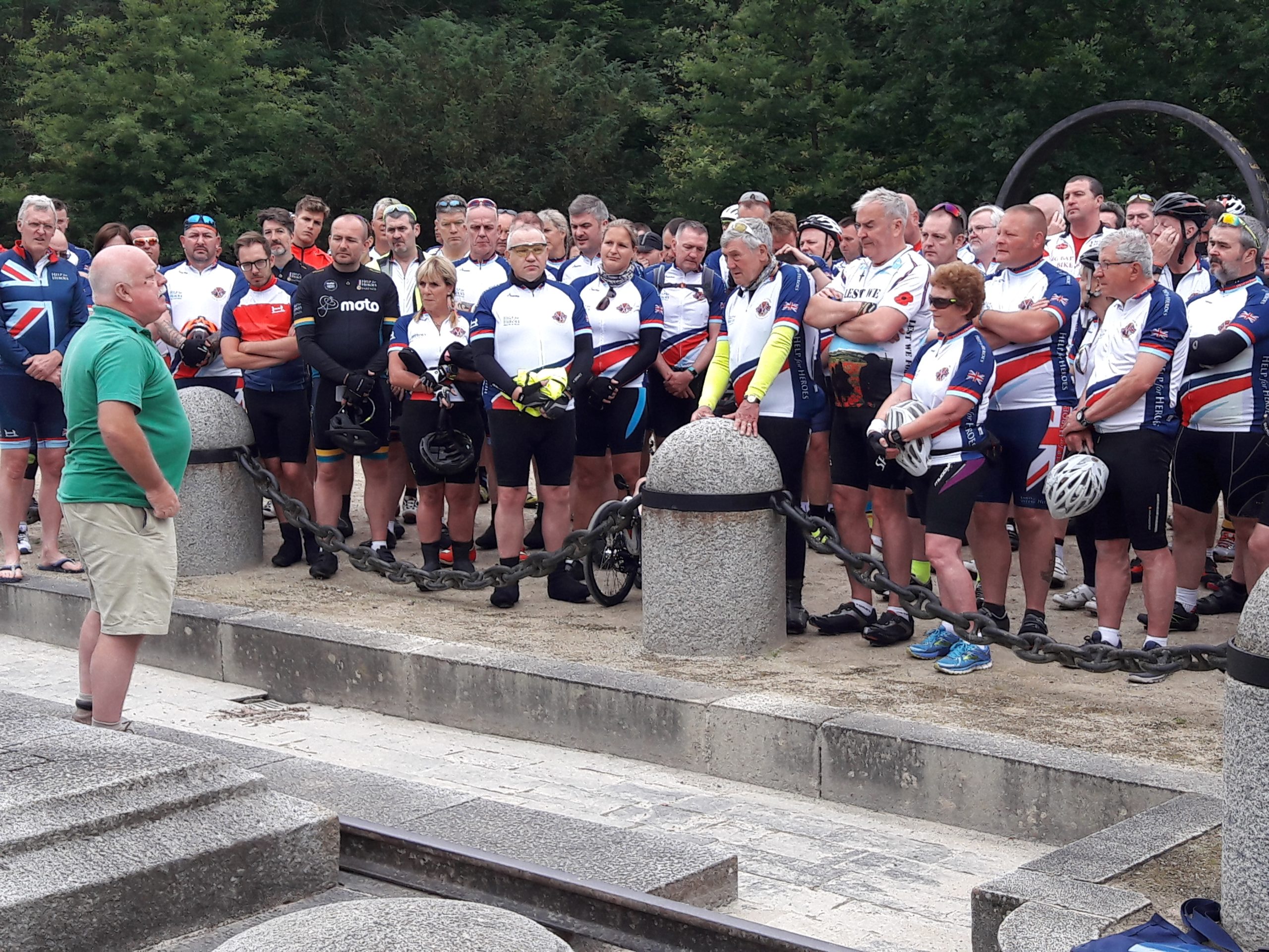 Former soldier gets on his bike to guide fundraisers in France ...
