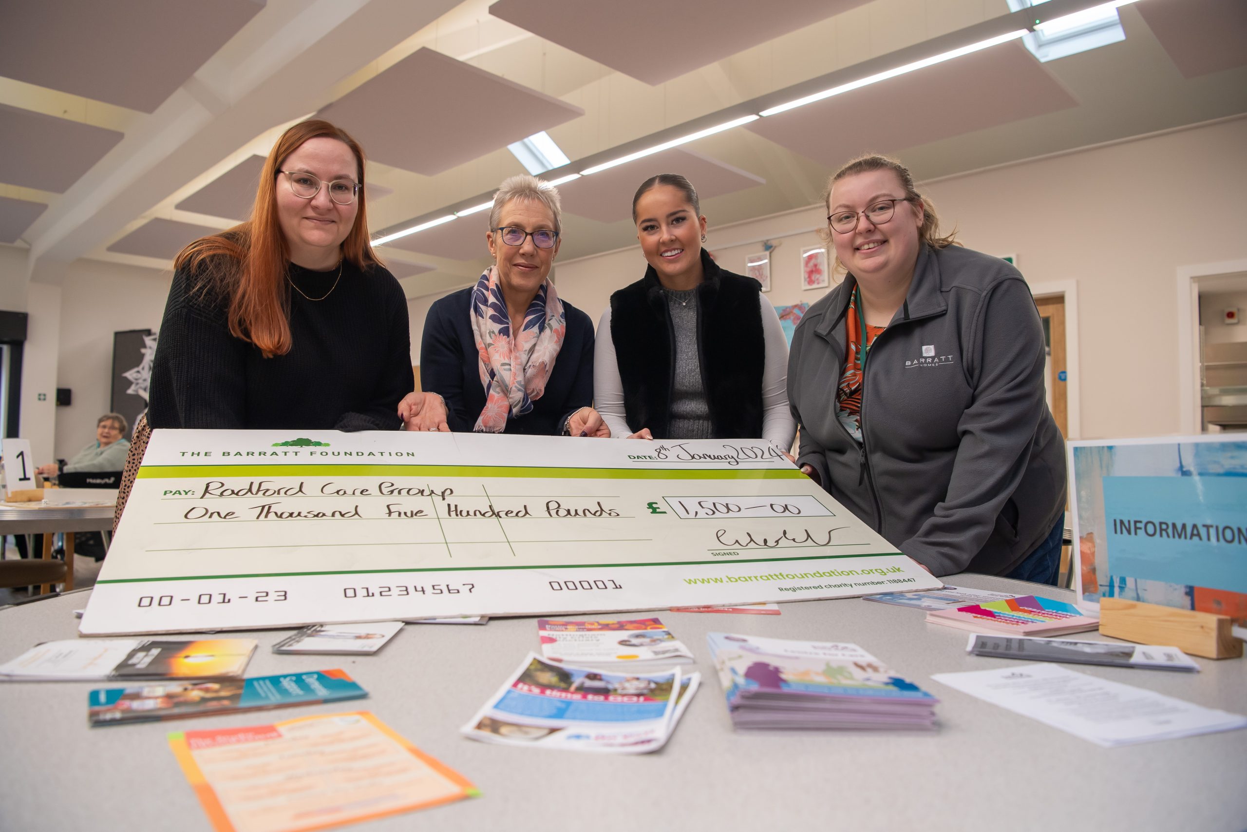 Homebuilder donates £1,500 to elderly persons charity – Nottingham ...