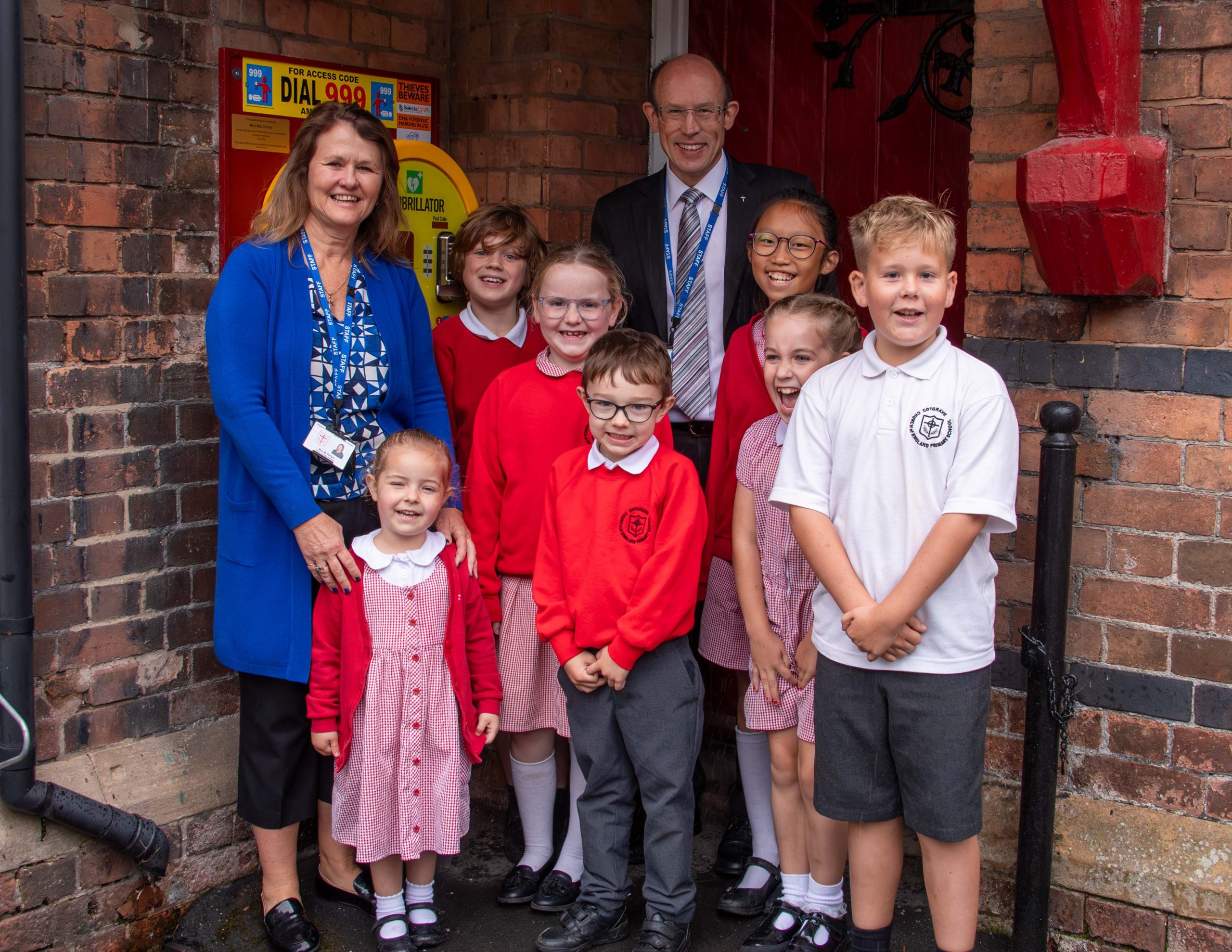 Community defibrillator installed at Cotgrave C of E Primary School ...