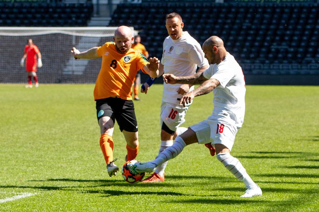 International football matches take place for a trio of charities ...