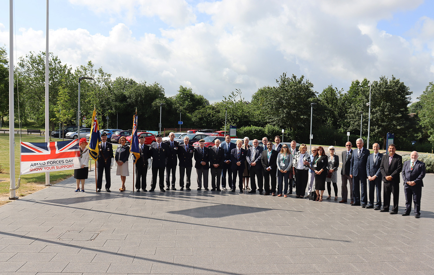 council raises a flag in support of Armed Forces Week – Nottingham ...