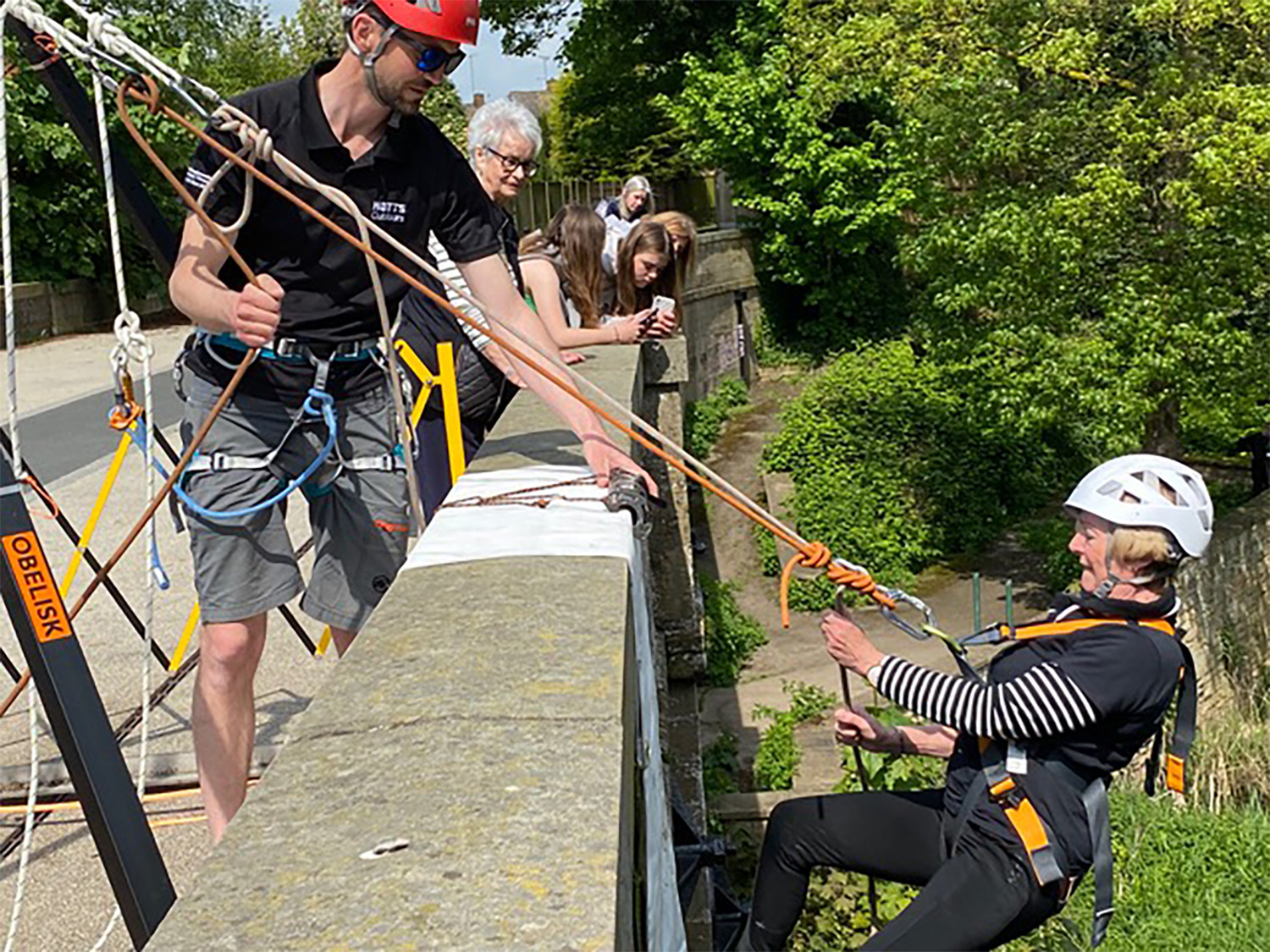 Rushcliffe Mayor abseils off Viaduct to raise funds for local charities ...
