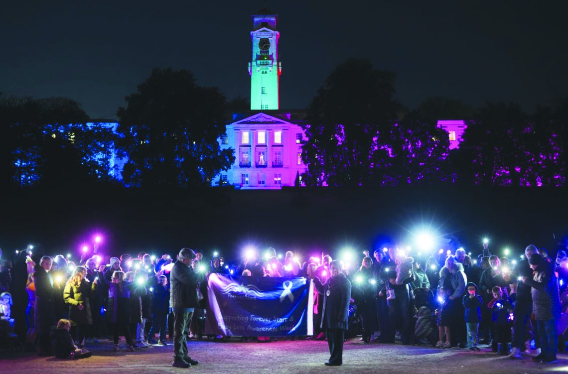 Torchlit walk brings baby loss families together – Nottingham Local News