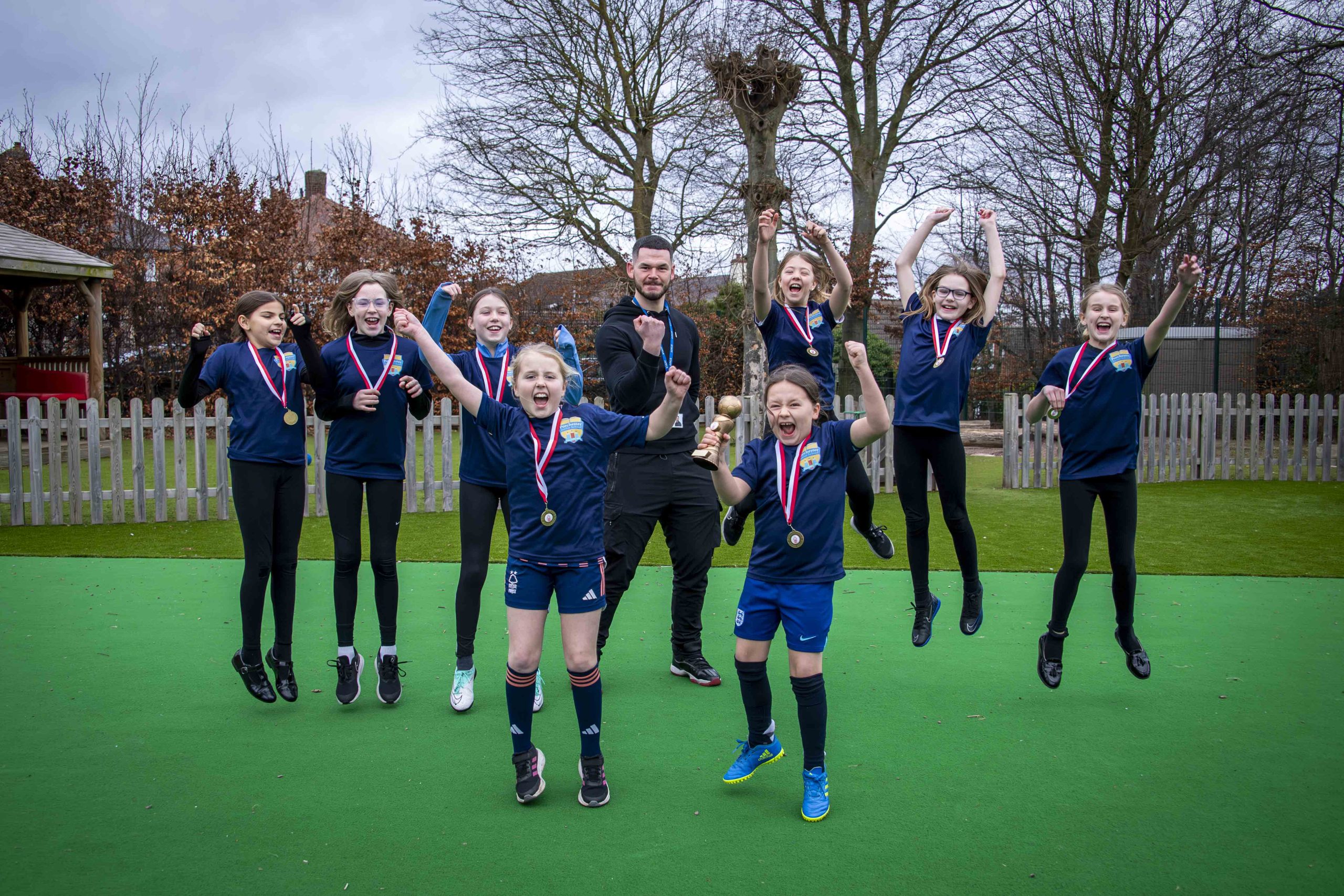 Celebrations as Porchester Junior School’s Under 11s Girls Football ...