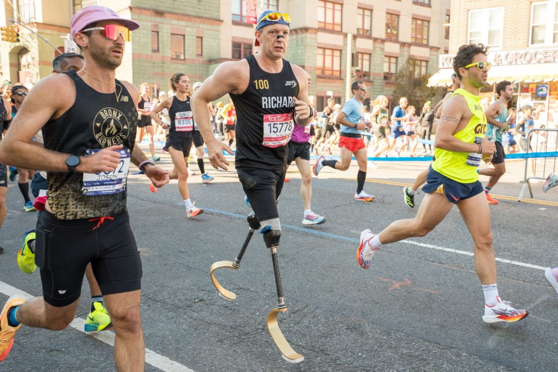 Richard Whitehead MBE completes 100th Marathon – Nottingham Local News