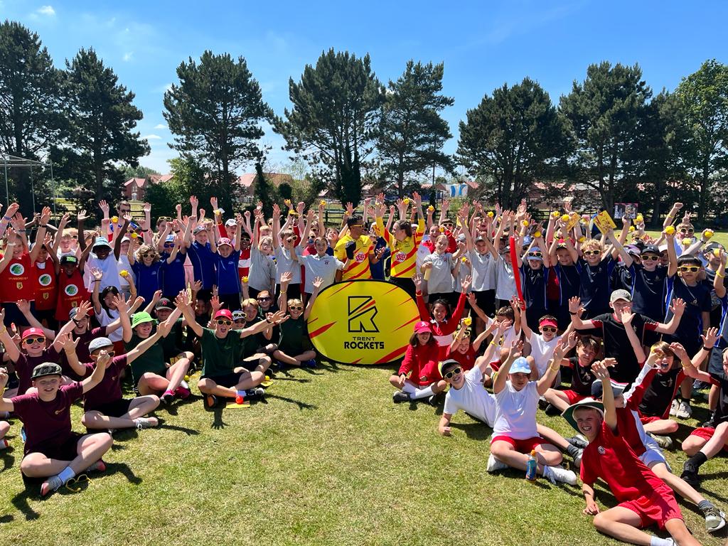 Trent Rockets Add the Sparkle to Keyworth CC School’s Day – Nottingham ...