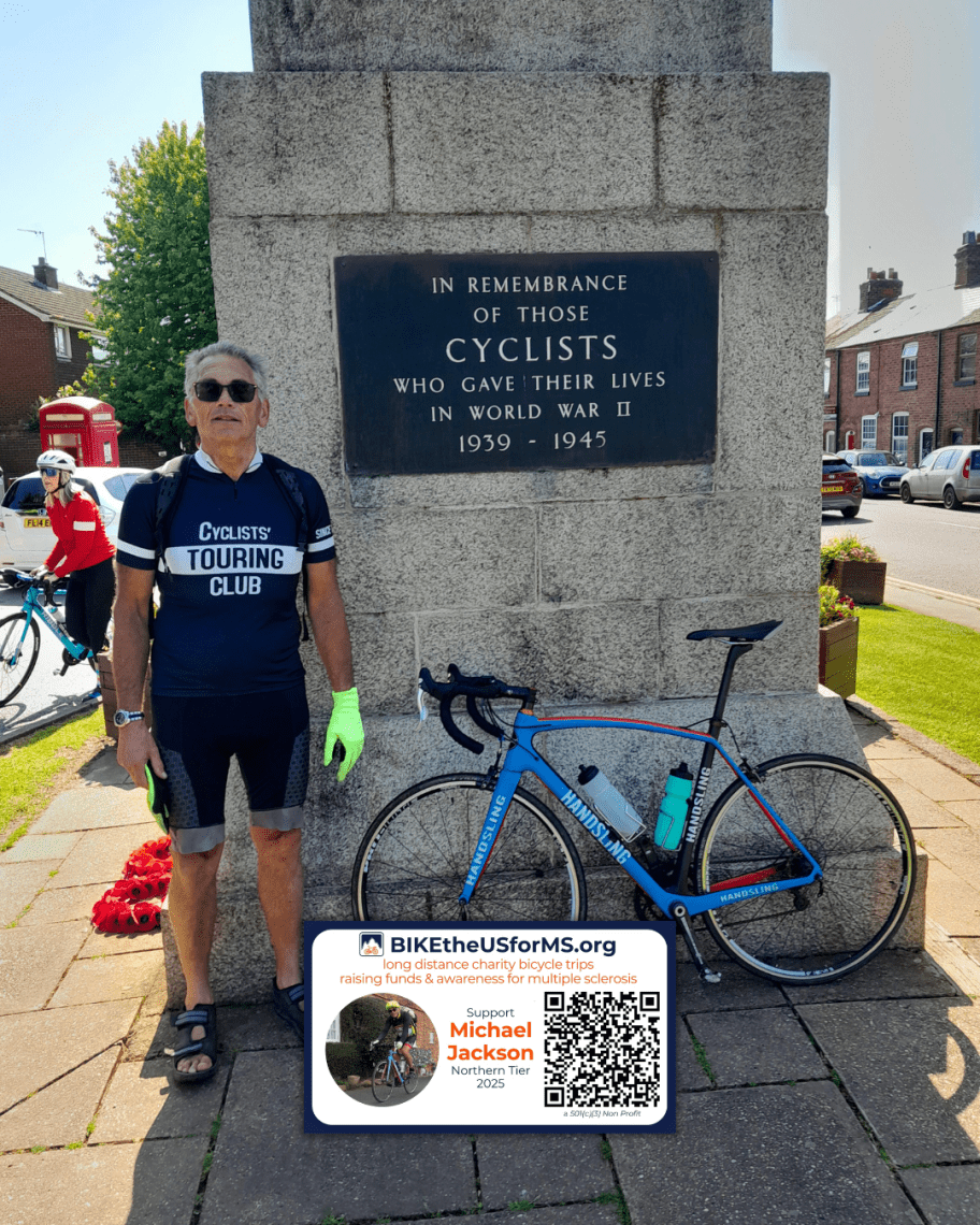Michael Jackson taking cycling challenge to the USA! – Nottingham Local ...