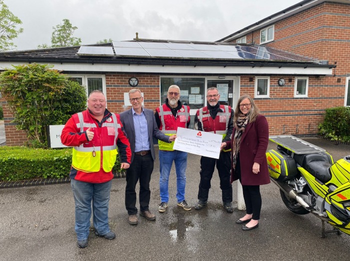 PartnersHealth Raises money for Nottinghamshire Blood Bikes ...