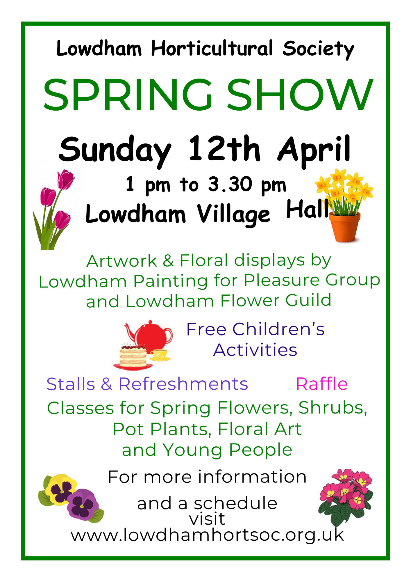 Lowdham Horticultural Society Spring Show – Nottingham Local News